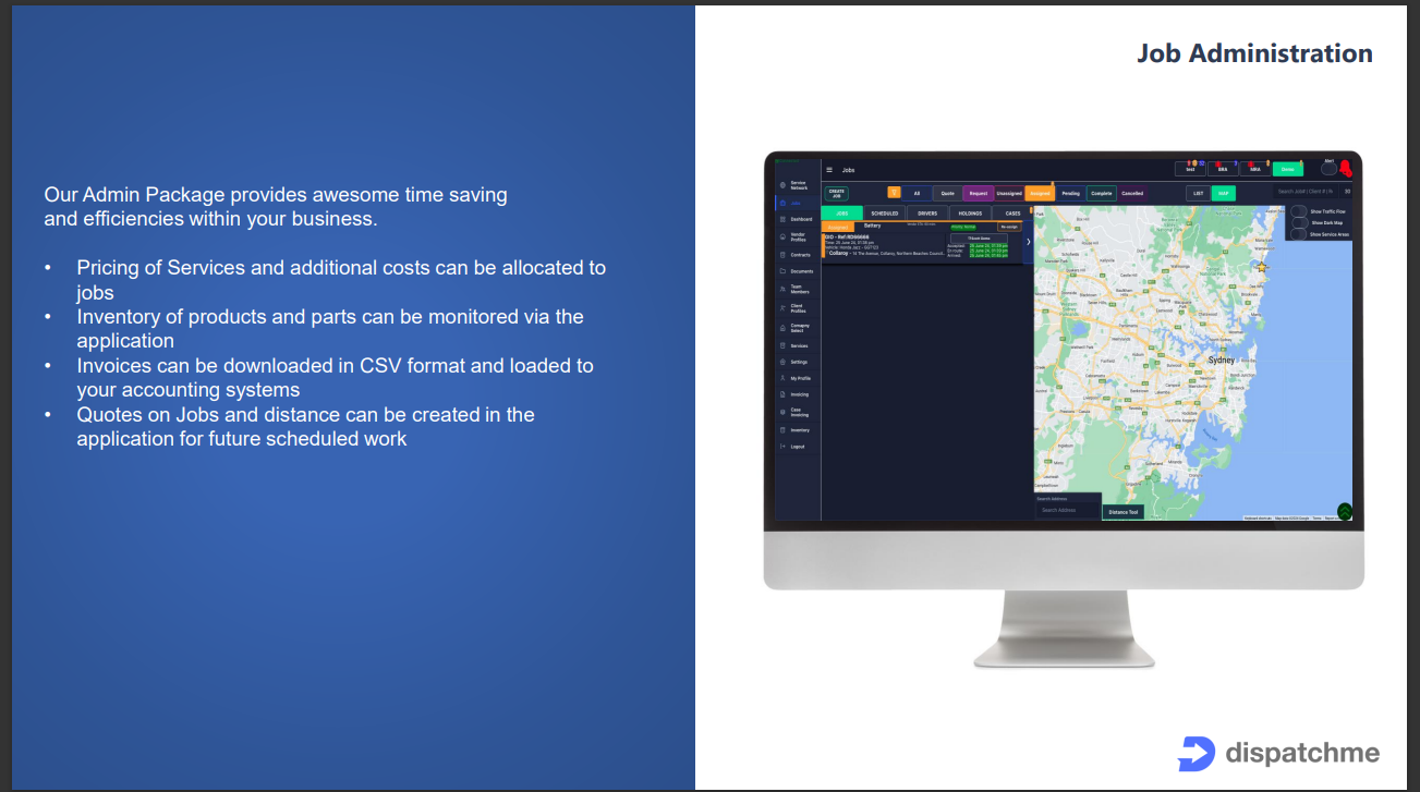 DispatchMe - Modern Dispatch Management Software | Australian Owned